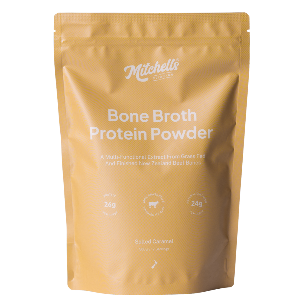 Mitchell's Bone Broth Protein Powder | Salted Caramel – My Natural Health