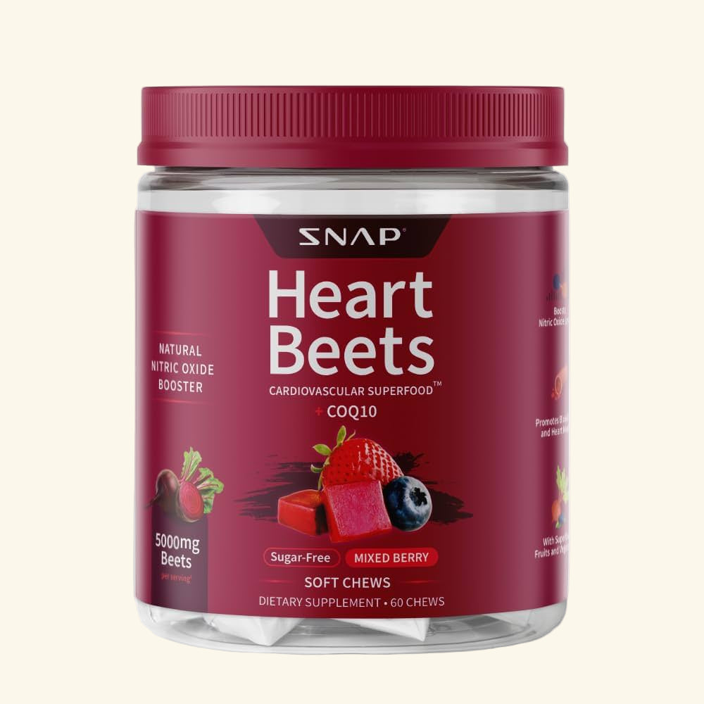SNAP Supplements | Heart Beets Chews – My Natural Health